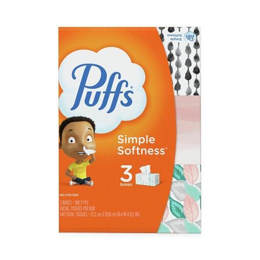 Puffs Facial Tissues 3Ct