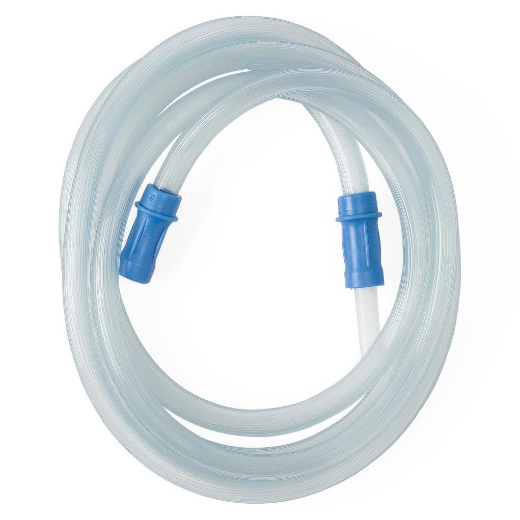 Medline Universal Suction Tubing Scalloped 1/4in x 6ft 1Ct
