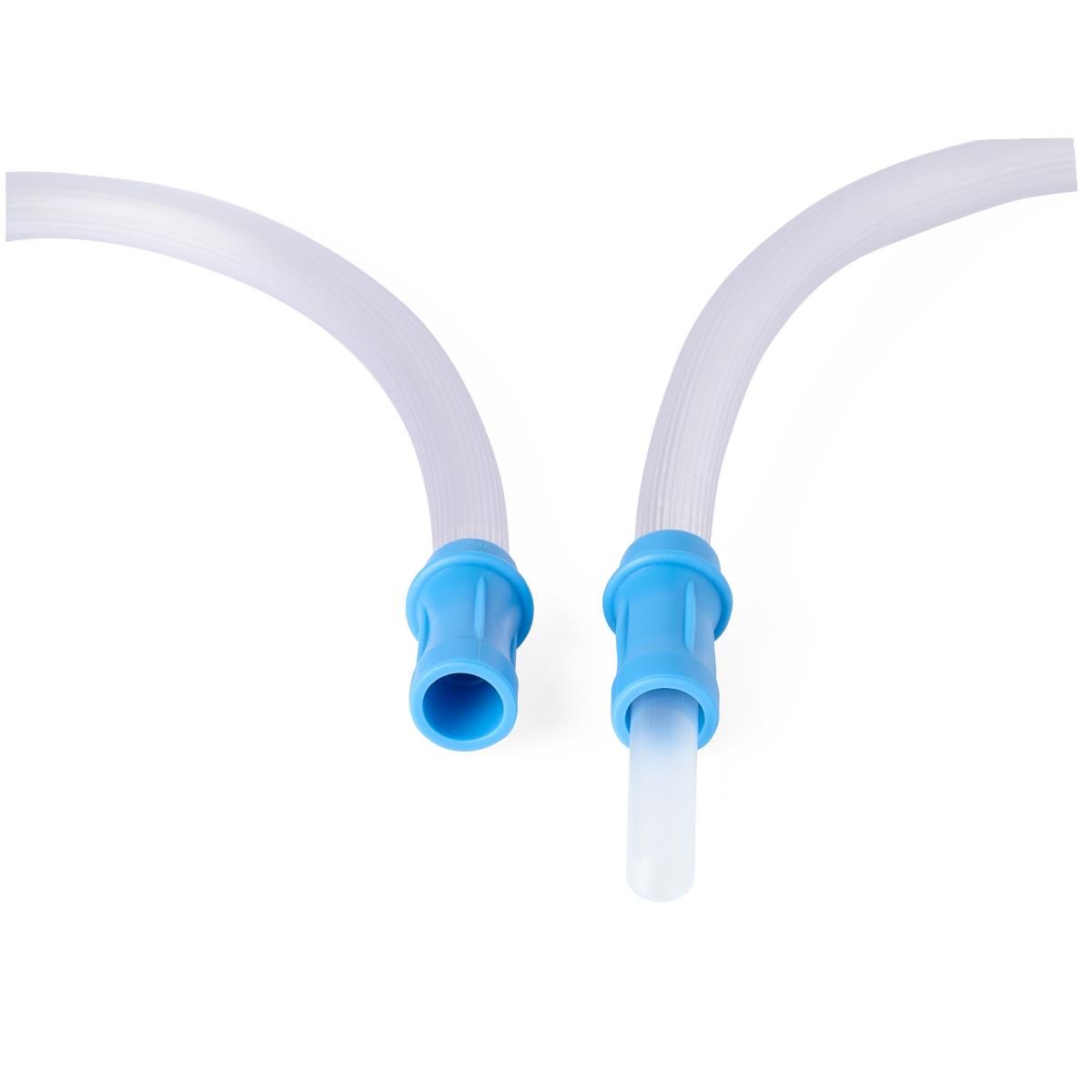 Medline Universal Suction Tubing Scalloped 1/4in x 12ft 20Ct