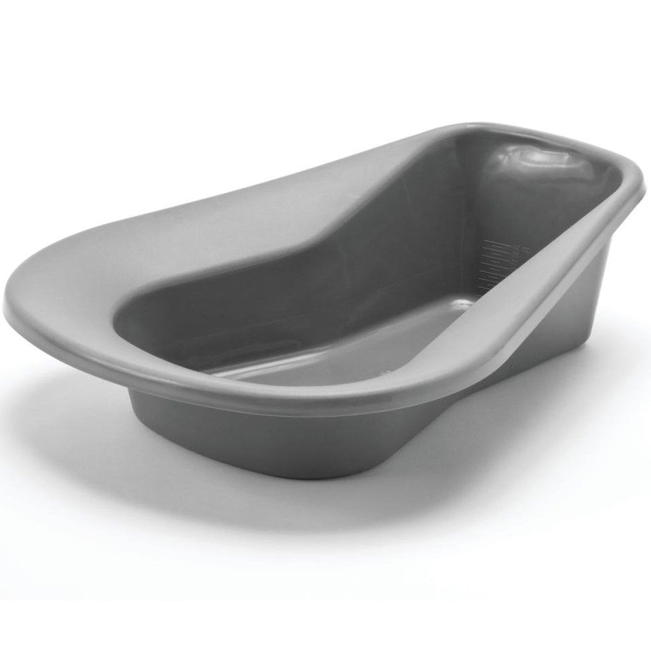 Medline Graphite Color Stack-A-Pan Bedpans 1Ct