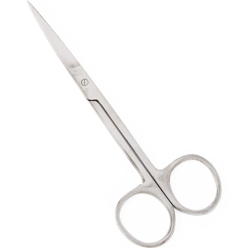 Single-Use Iris Scissors, Straight, Standard, 4.5 in., Each