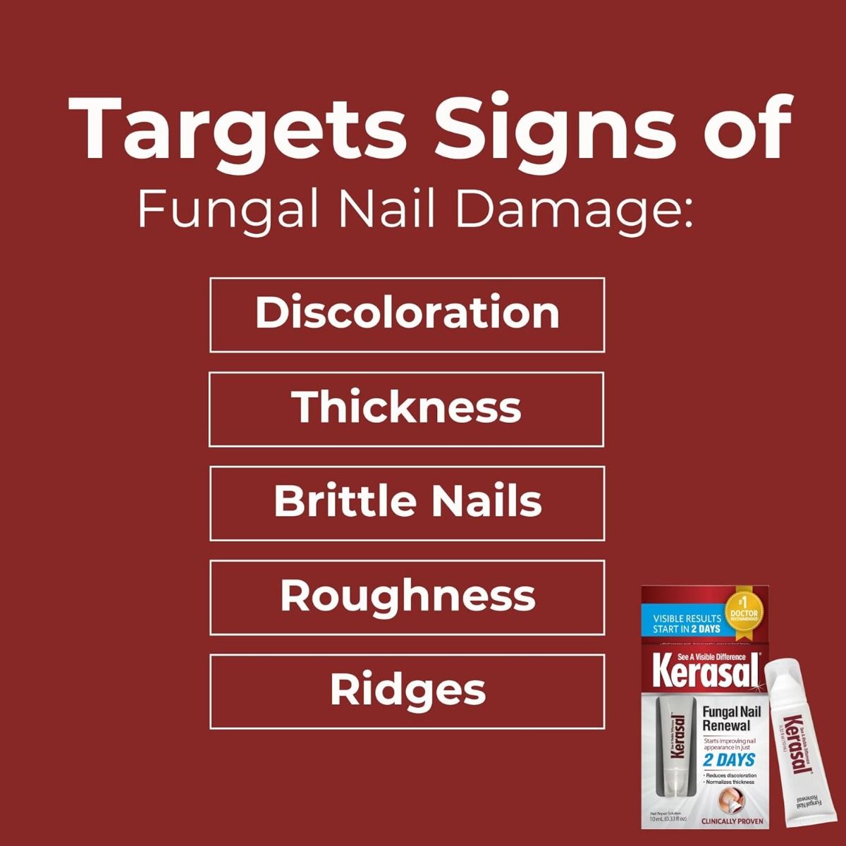 Kerasal Fungal Nail Renewal Gel Solution 0.33oz 1Ct