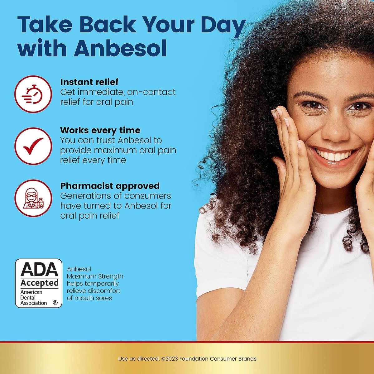 Anbesol Max Strength Pain Relief Gel 0.33oz 1Ct