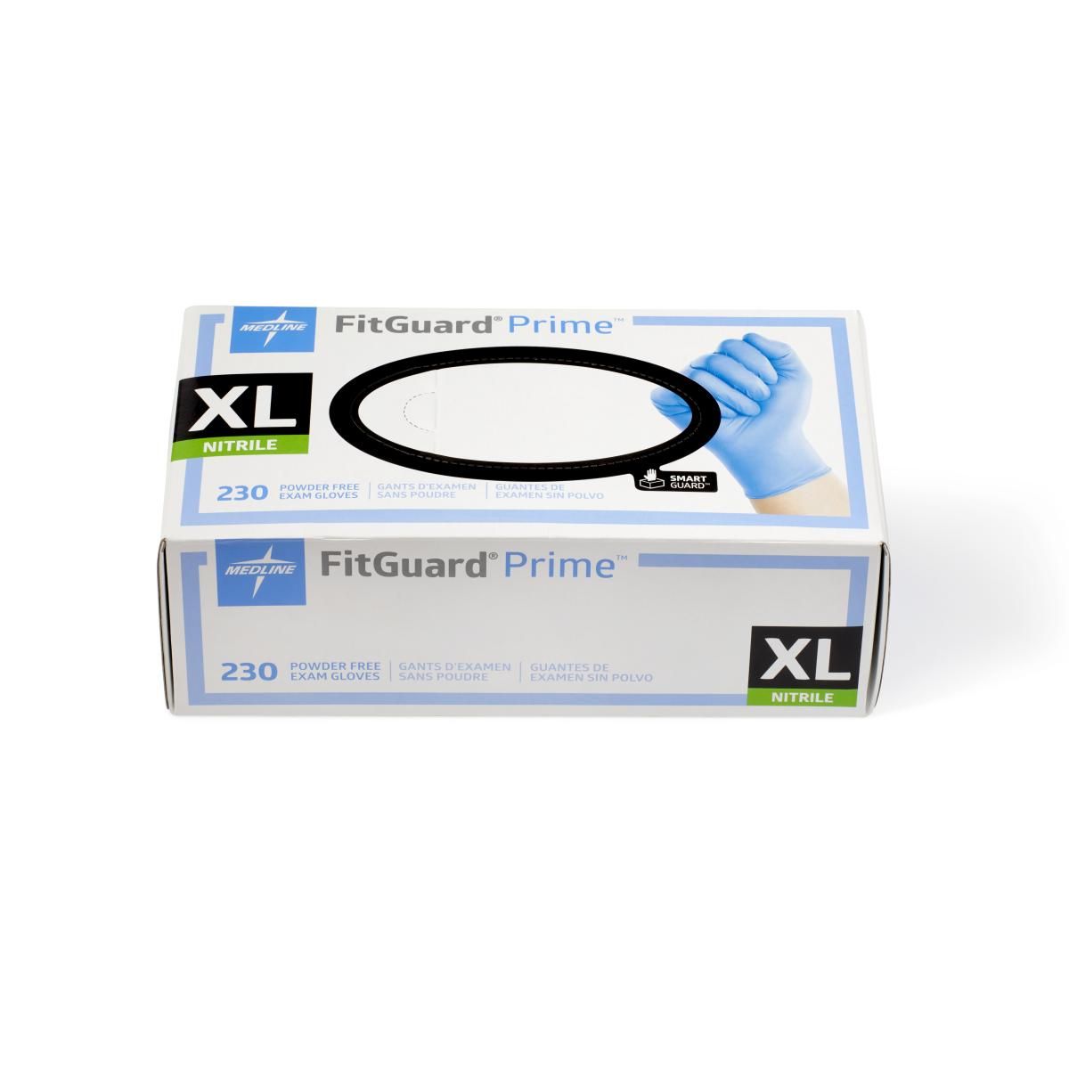 Medline FitGuard Select Nitrile Exam Gloves Size XL 2300Ct