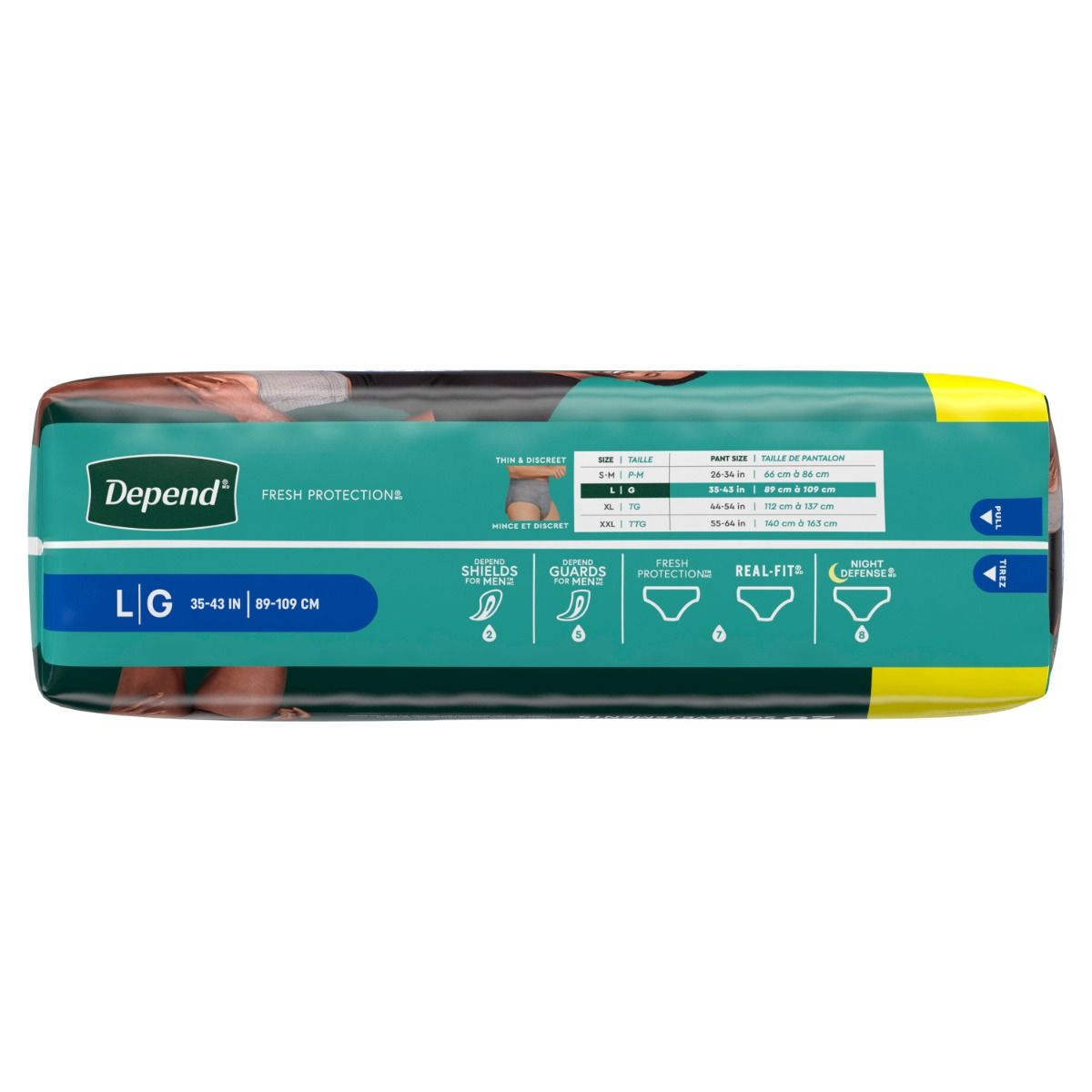 Depend Men's FIT-FLEX Underwear