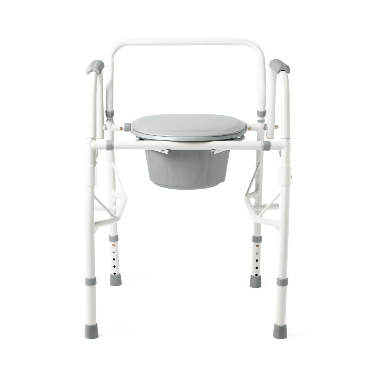 Medline Drop Arm Bedside Commode 350lb 1Ct