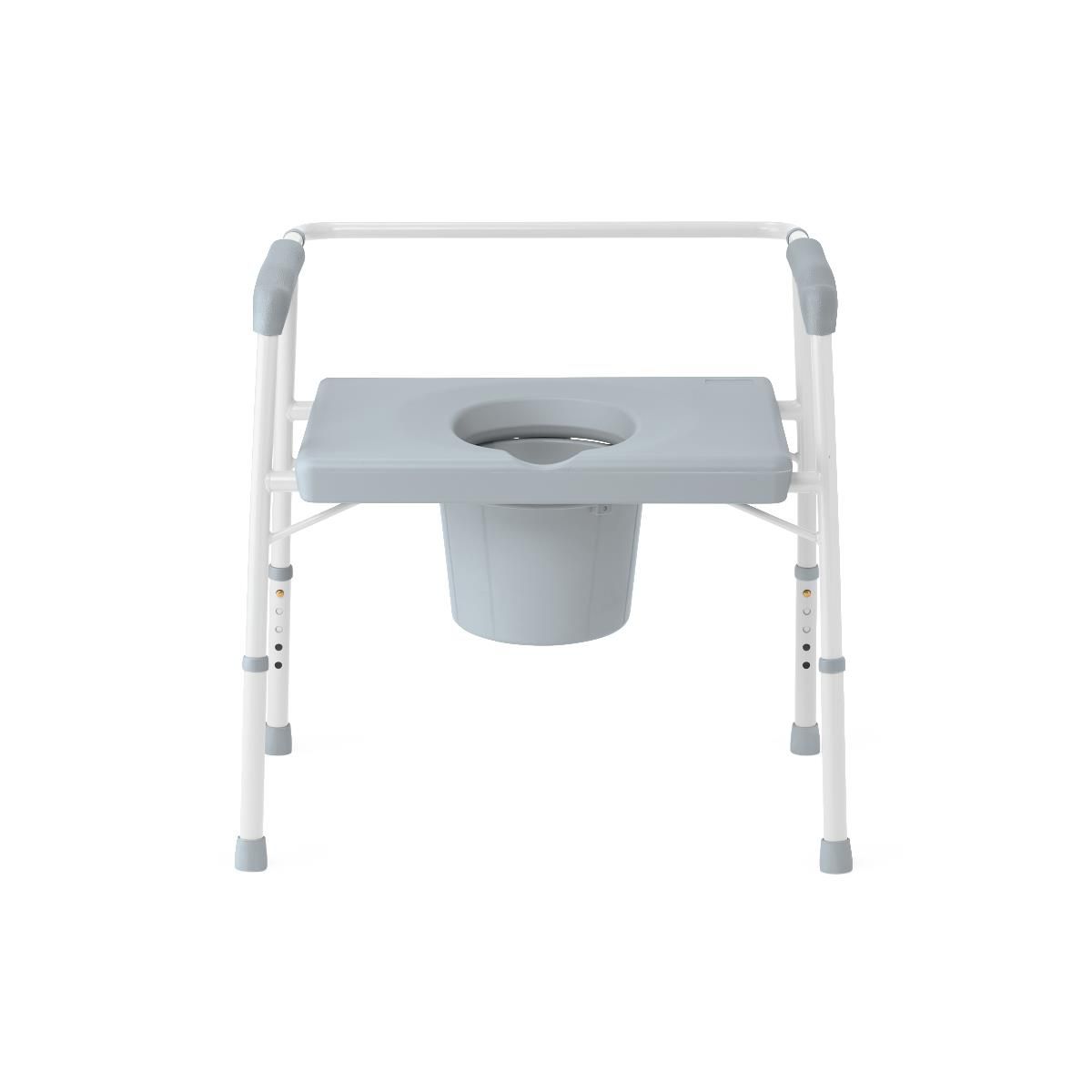 Medline Steel Bariatric Commode 650lb 2Ct