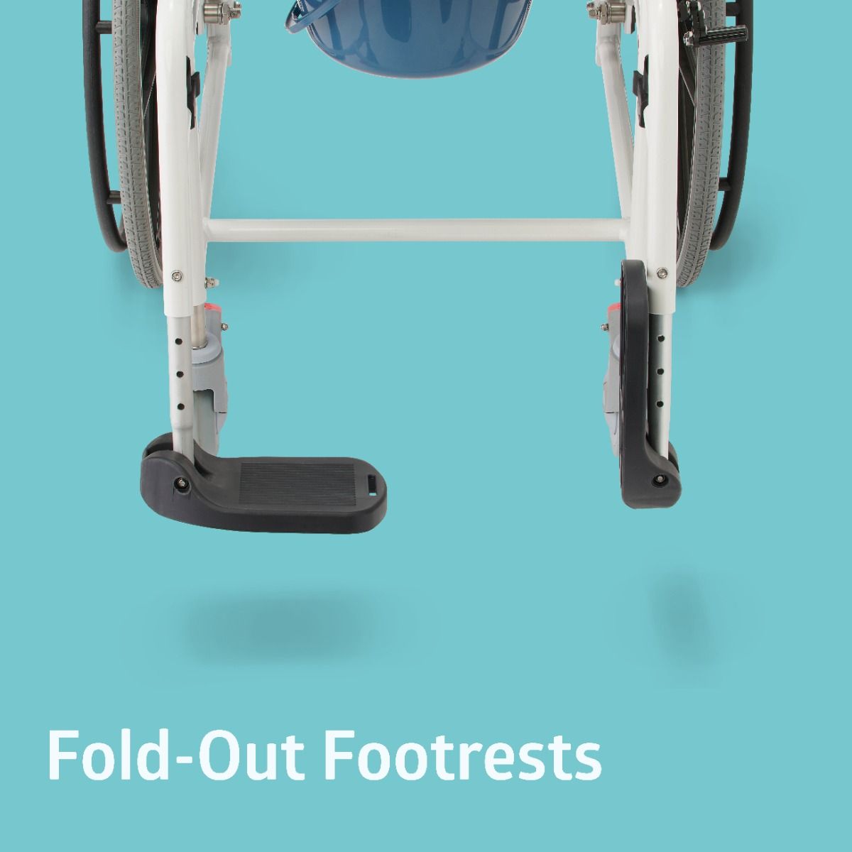 Aluminum Shower Commode Wheelchair