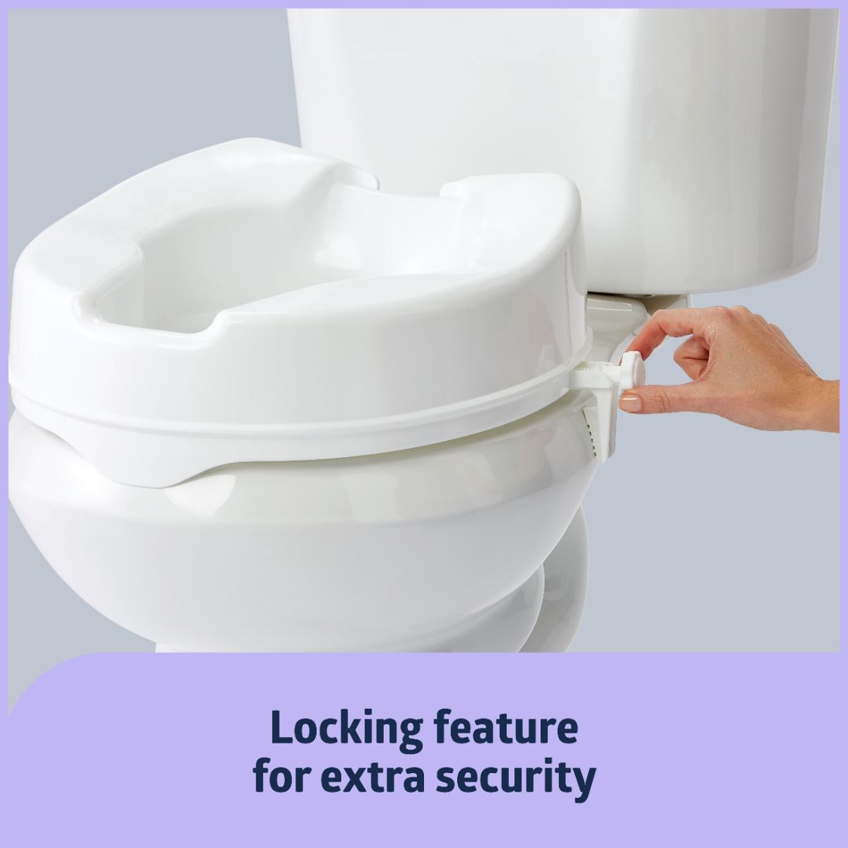 Medline Locking Raised Toilet Seats without Arms