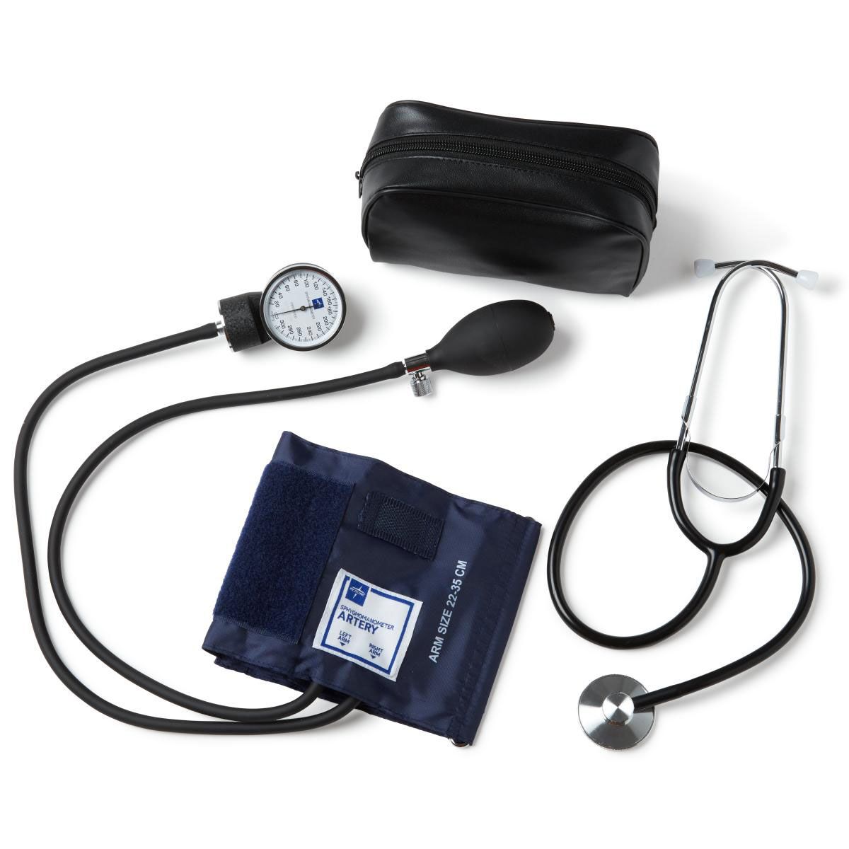 Medline Home Blood Pressure Kit Separate Stethoscope 1Ct
