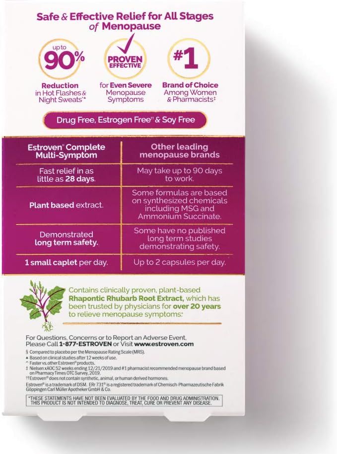 Estroven Complete Menopause Relief 28Ct