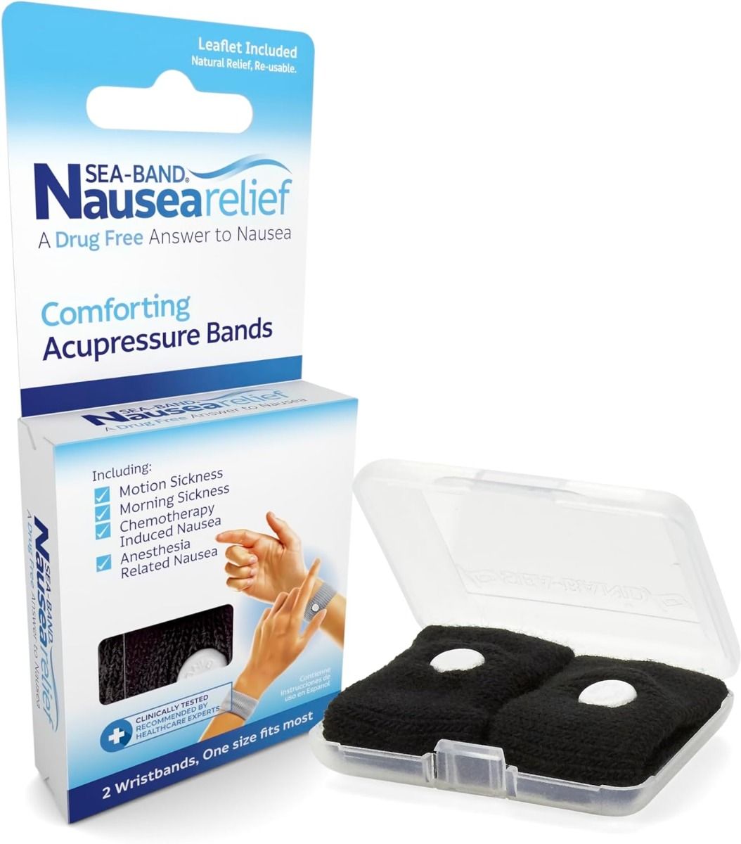 Sea-Band Nausea Relief Acupressure Wrist Band 2Ct