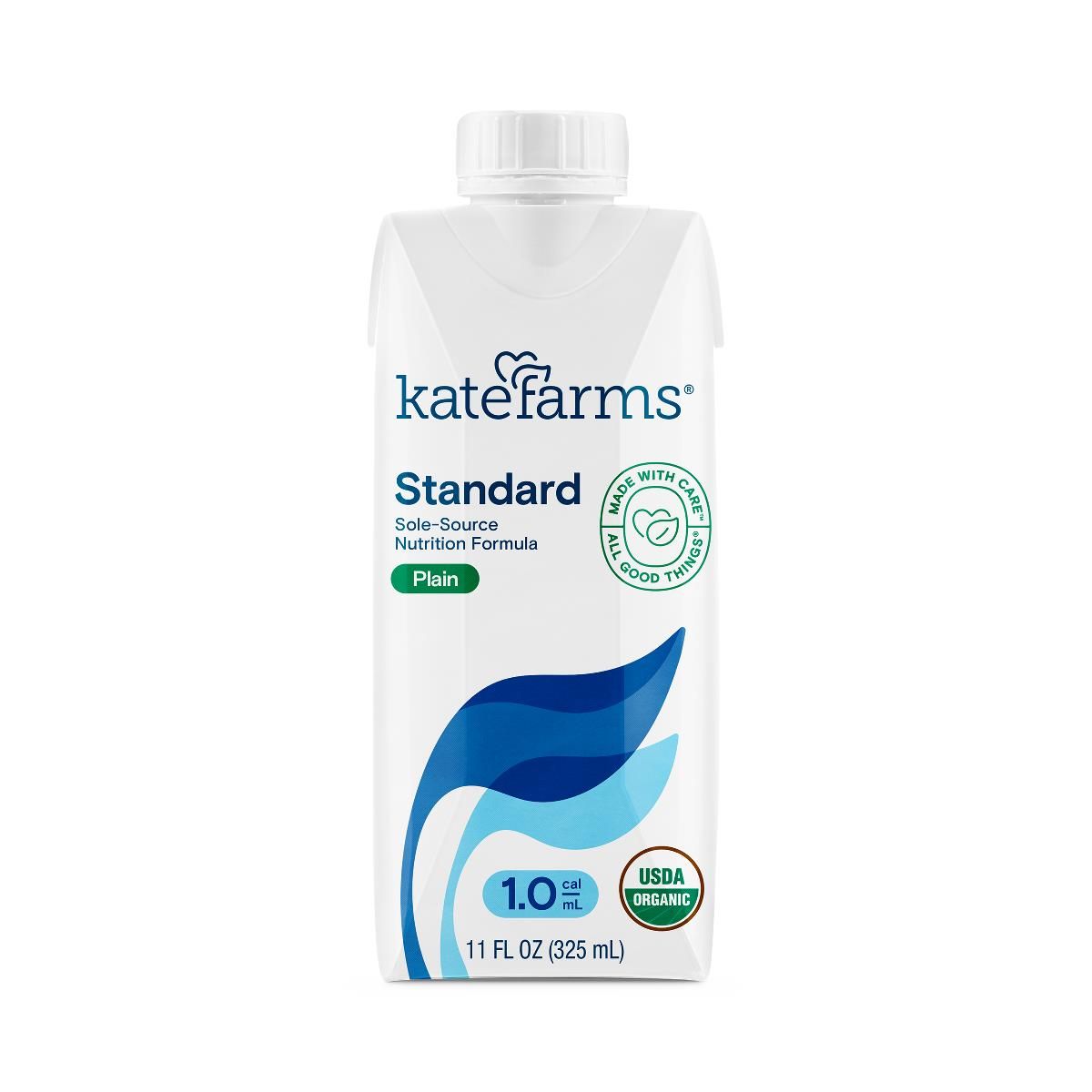 Kate Farms Standard 1.0 Nutritional Formula Plain 11oz 12Ct