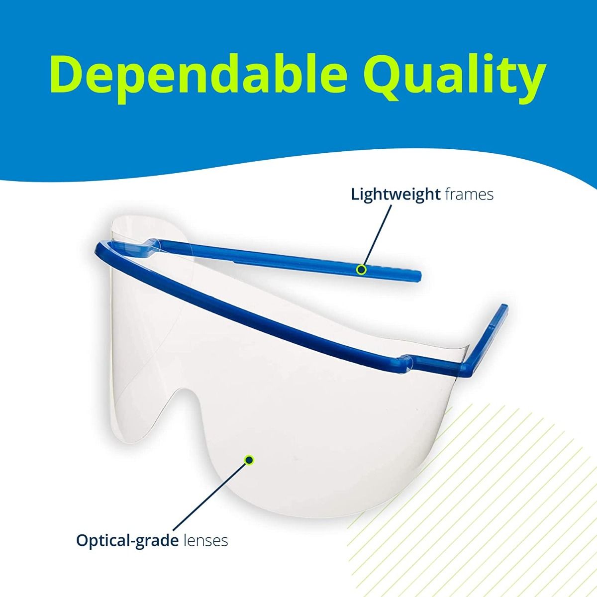 TIDI Shield Grab N Go Eye Shield 100Ct