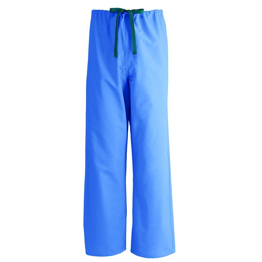 AngelStat Unisex Reversible Scrub Pants with Drawstring Waist, Ceil ...