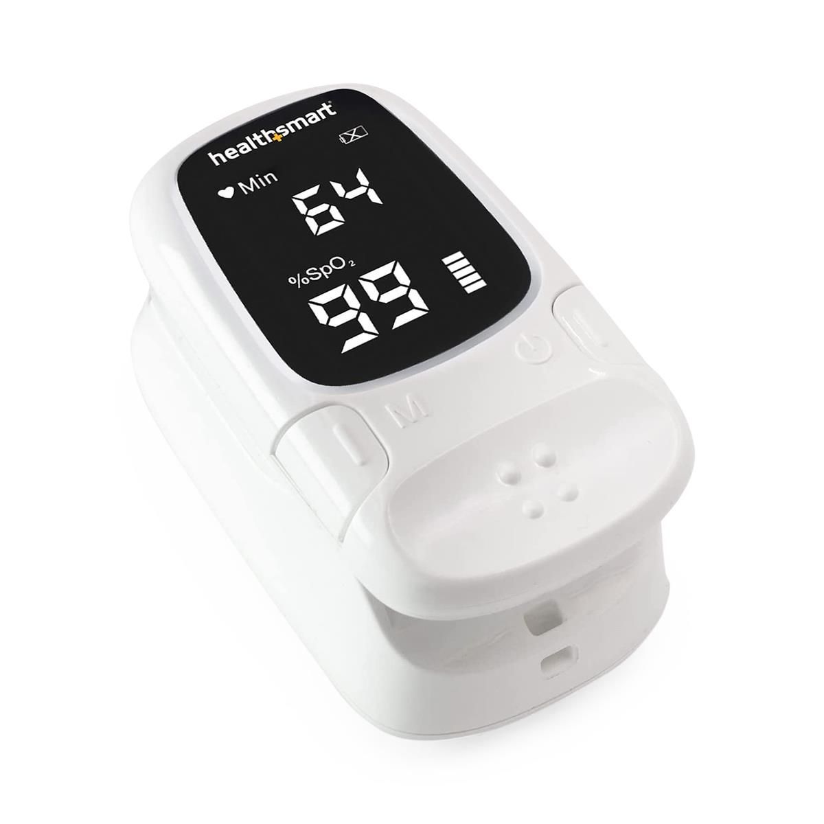 HealthSmart Digital Fingertip Sport Pulse Oximeter with LED Display 1Ct