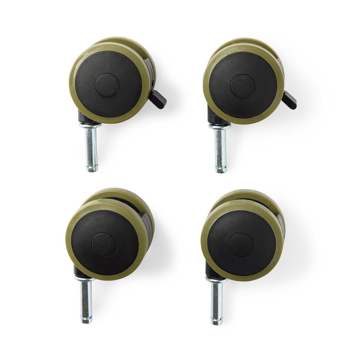 Medline Replacement Part Homecare Rubber Edge Bed Casters 4Ct