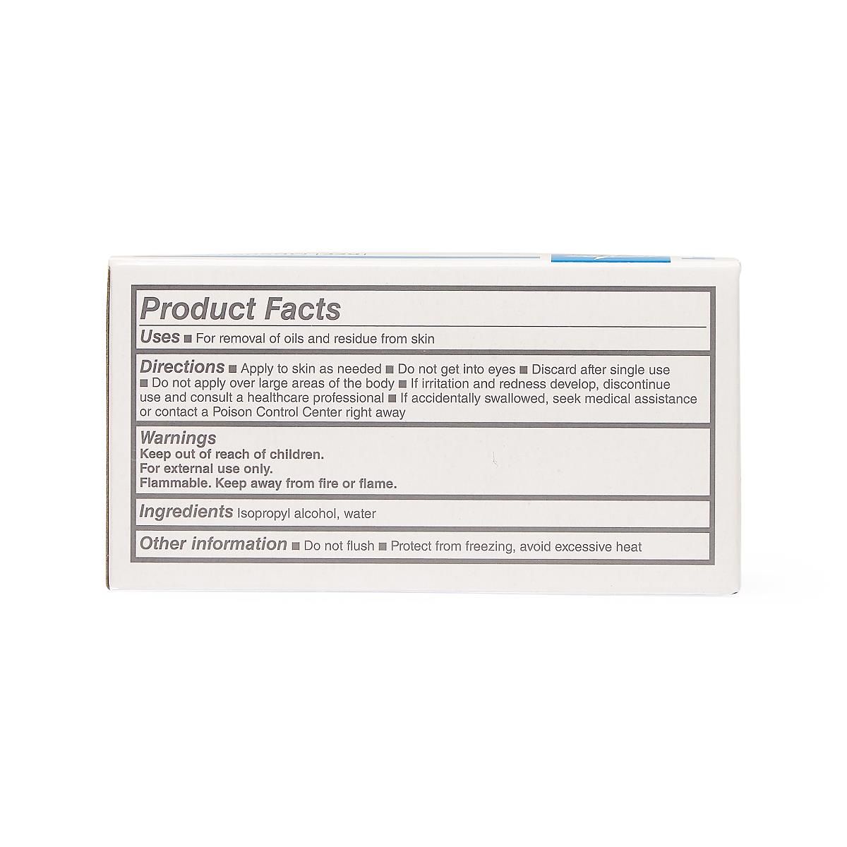 Medline Isopropyl Alcohol Prep Pad 1.125x2.375 3000Ct