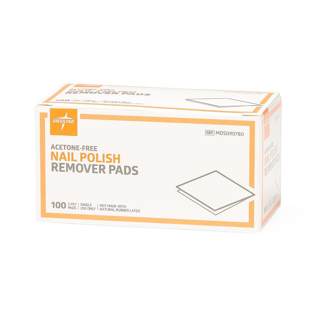 Medline Acetone-Free Nail Polish Remover Pad - Shop All