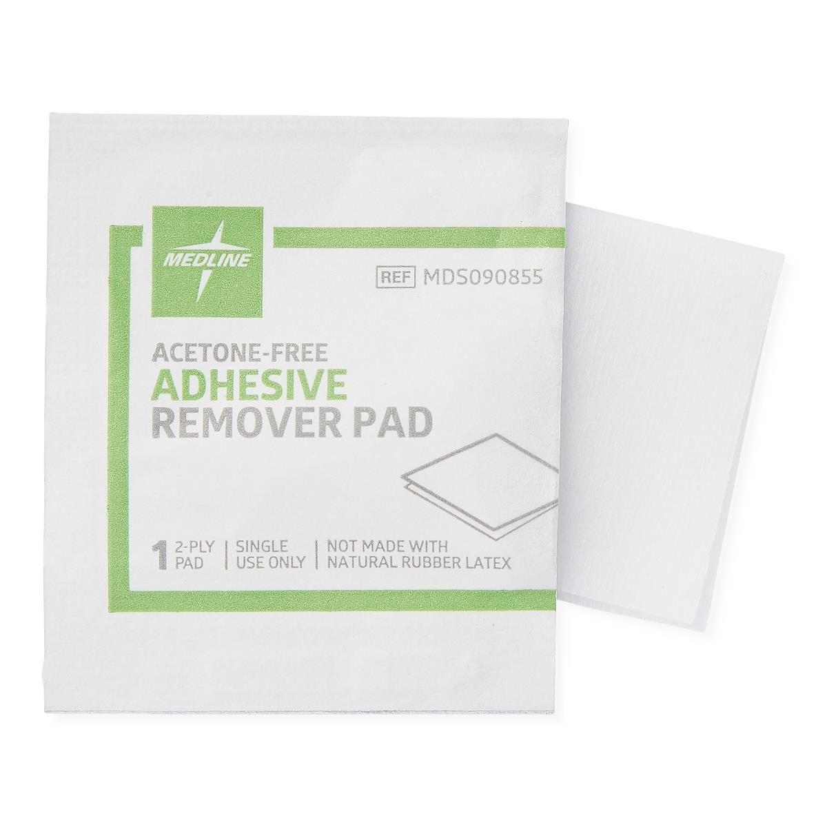 Medline Acetone-Free Medical Adhesive Remover Pad 100Ct