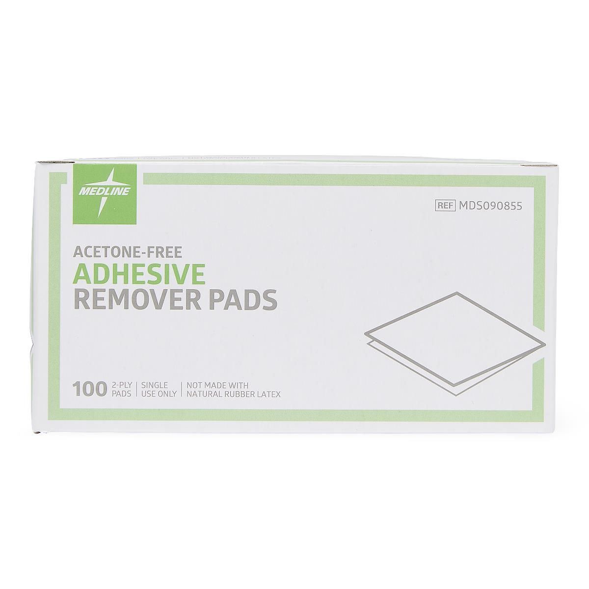 Medline Acetone-Free Medical Adhesive Remover Pad 100Ct
