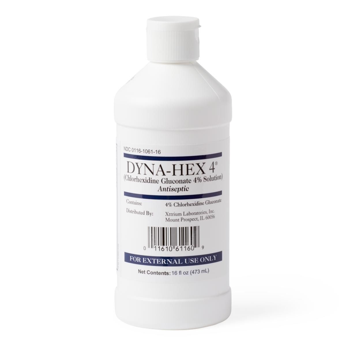 Dyna-Hex 4% CHG Liquid Surgical Scrub 16oz 12Ct