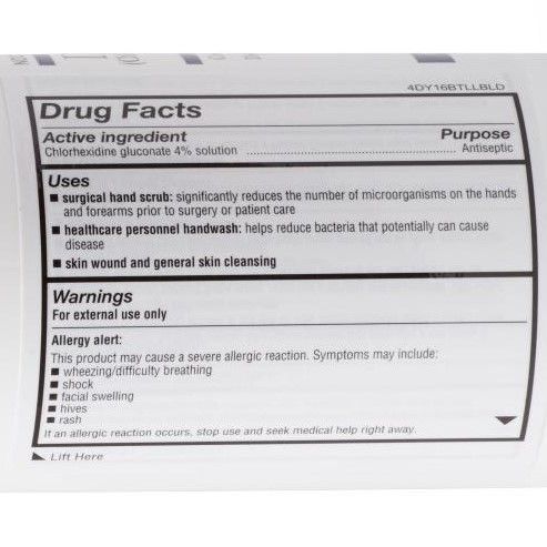 Dyna-Hex 4% CHG Liquid Surgical Scrub Antiseptic 16oz 1Ct