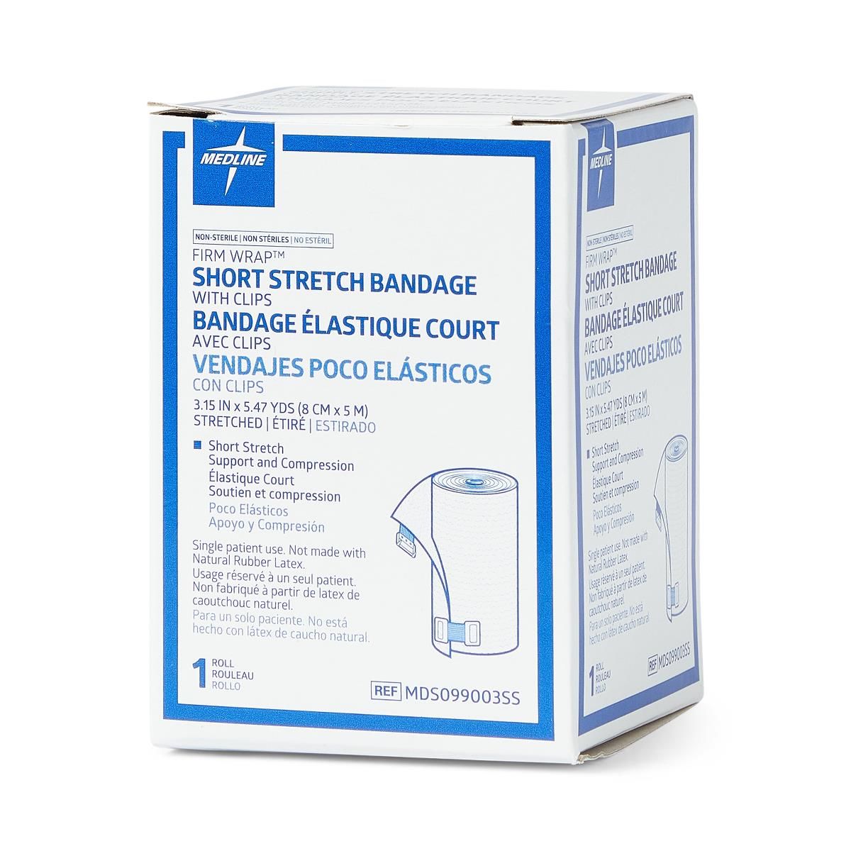 Medline Firm-Wrap Short Stretch Bandage 3.15in x 5.47yd 1Ct
