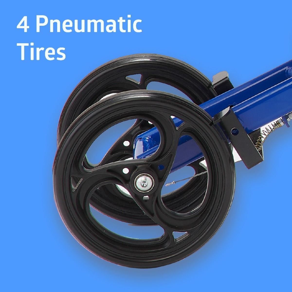 Medline Economy Knee Walker, Blue