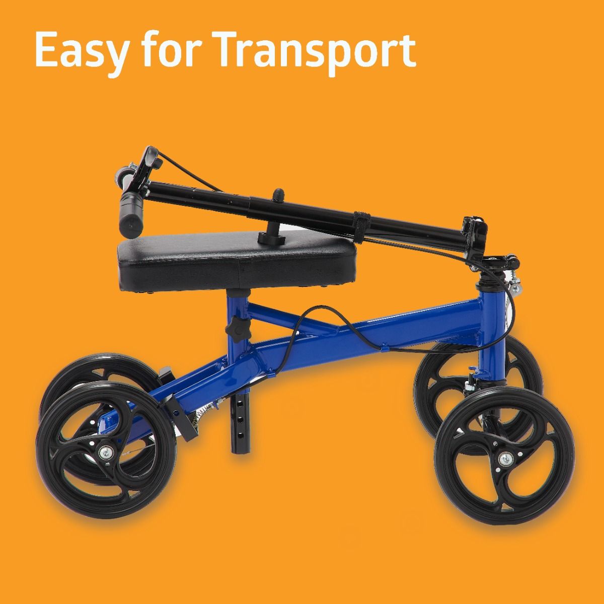 Medline Economy Knee Walker, Blue