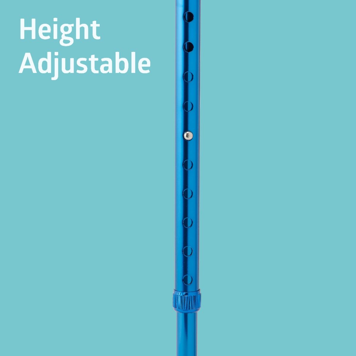 Medline Aluminum Offset Canes with Gel Grip