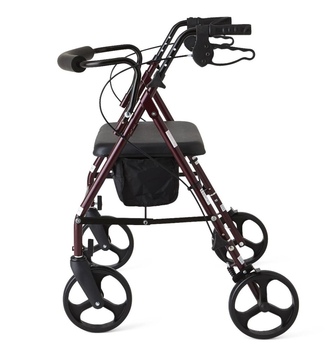 Medline Basic Steel Heavy-Duty Bariatric Rollator 1Ct
