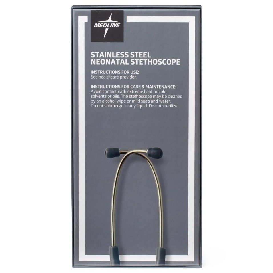 Elite Neonatal Stainless Steel Stethoscope, Gray