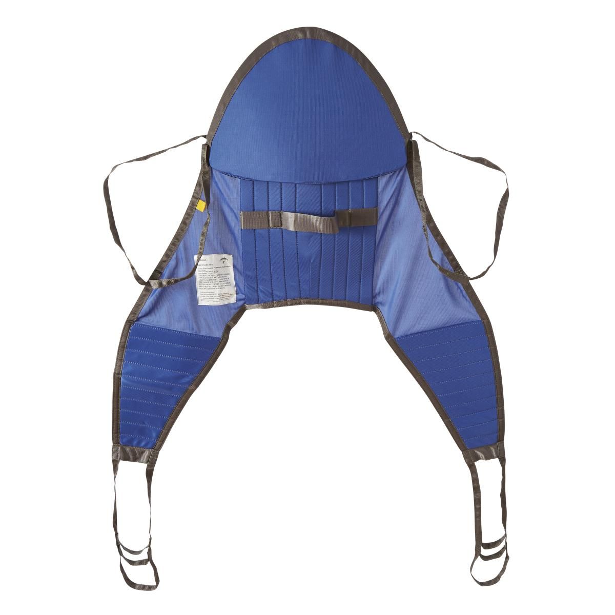 Medline Padded U-Shaped Patient Sling with Head Support 500lbs M 1Ct
