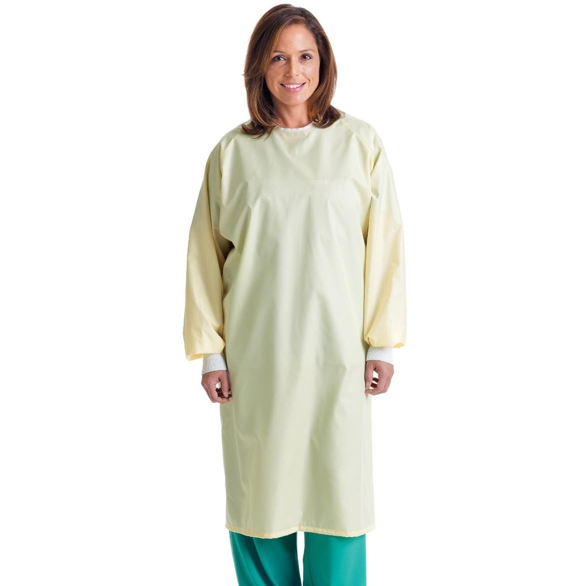 Blockade Unisex Isolation Gown, Yellow, Size 3XL, Pack of 12