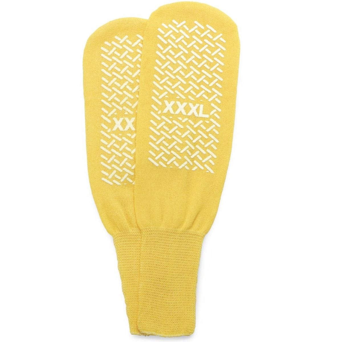 Medline Double-Tread Terrycloth Slippers Yellow Bariatric 1Pr
