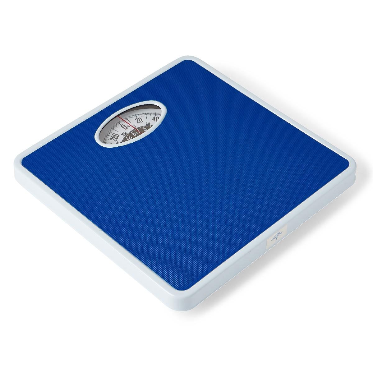Medline Mechanical Bathroom Floor Scale 300lb Cap 1Ct
