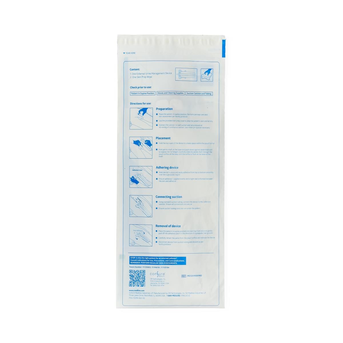 QiVi Male External Catheter Urine Management Device 15Ct
