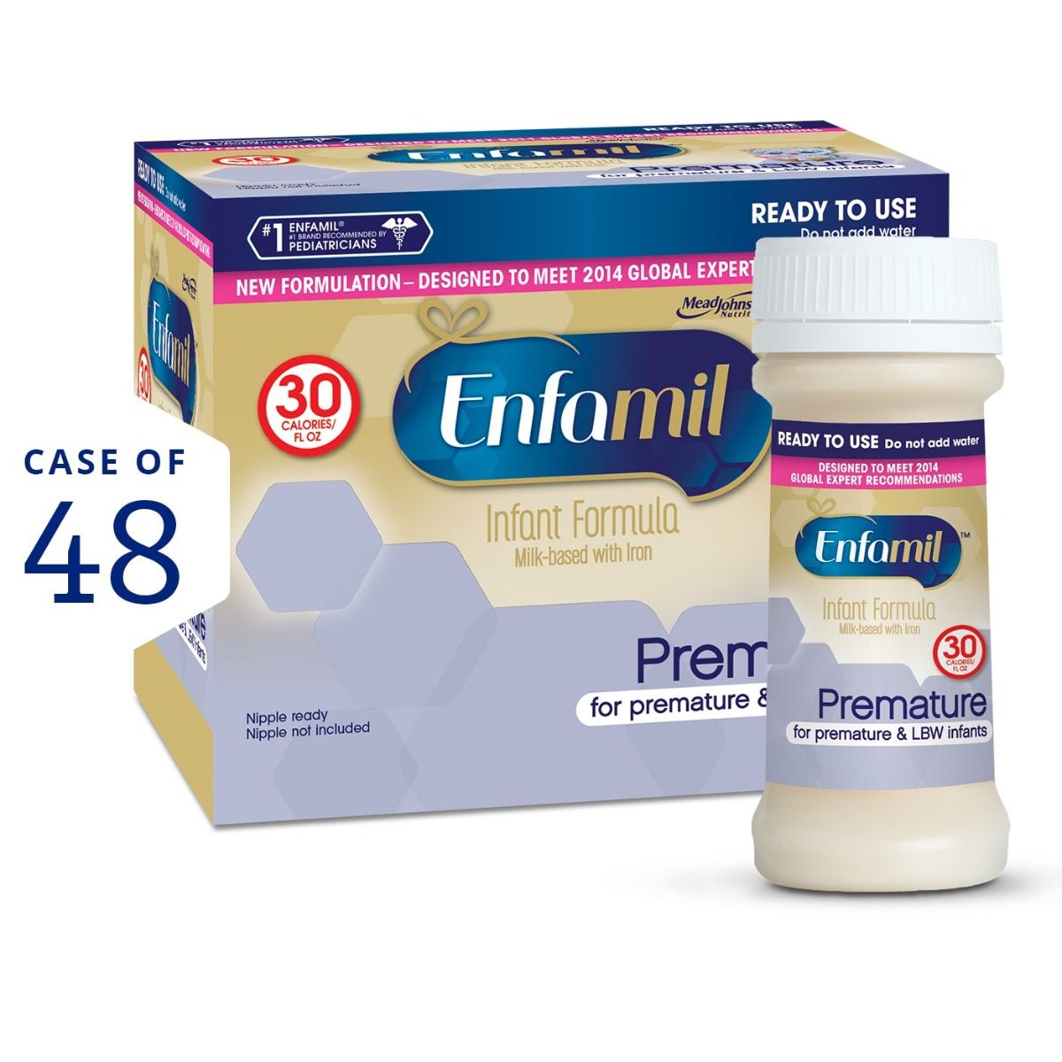 Enfamil Premature 30 Cal Ready-To-Feed Formula 2oz 48Ct