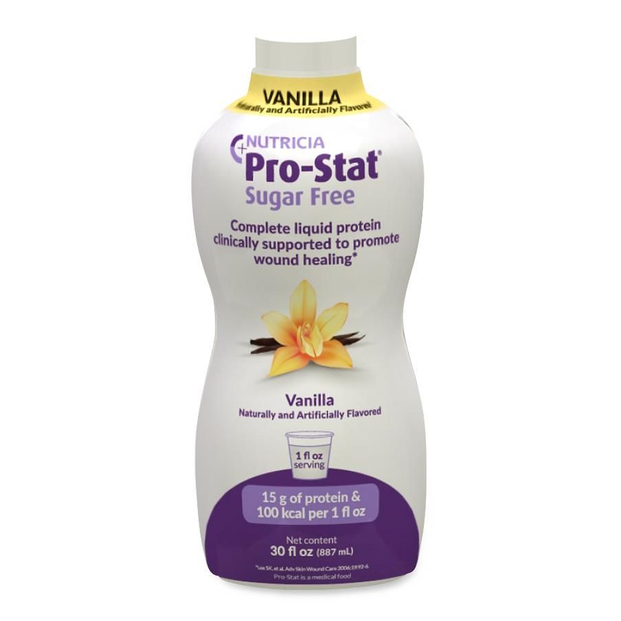 Pro-Stat Sugar-Free Liquid Protein Nutrition Supplement Vanilla 30oz 6Ct