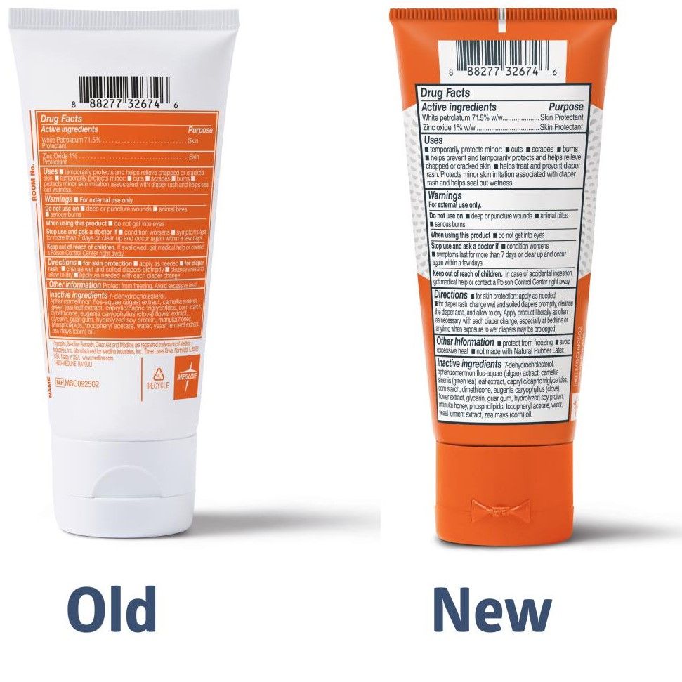 Medline Remedy Specialized Clear Zinc Ointment 2.5oz 1Ct