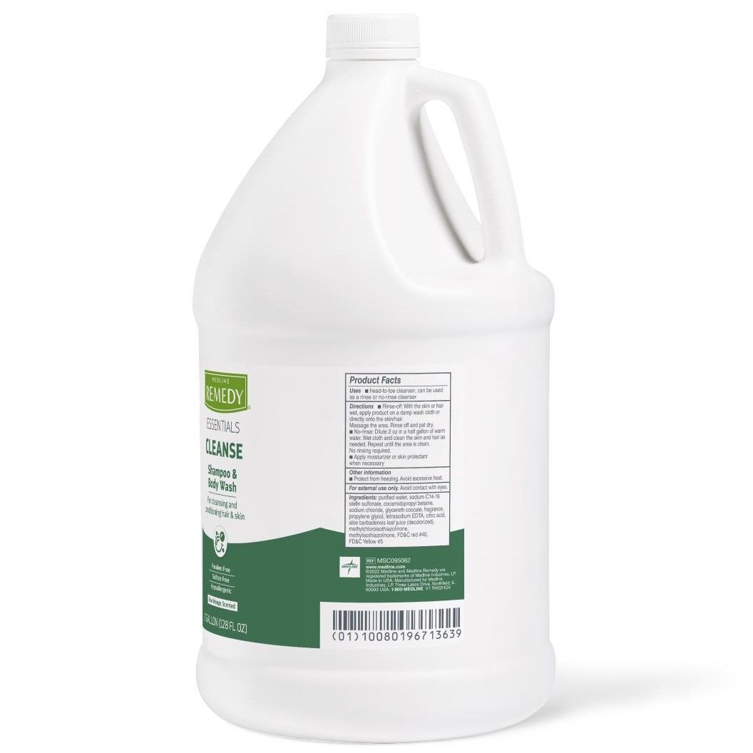 Remedy Essentials Shampoo & Body Wash, Kiwi Mango, 1 gal., Case of 4