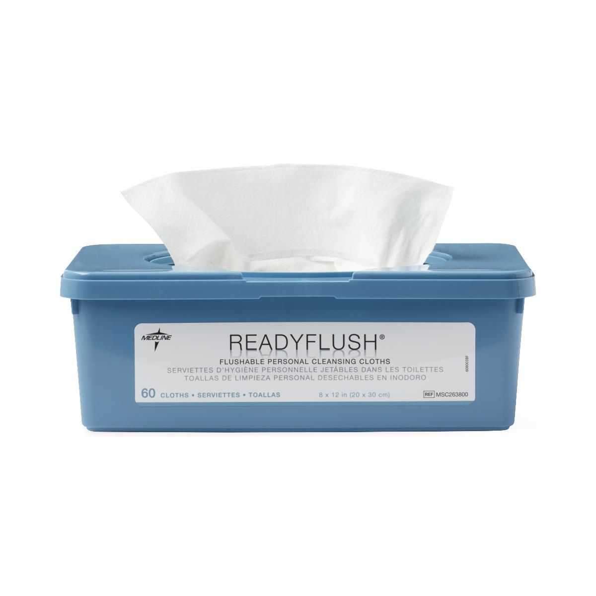 Medline ReadyFlush Biodegradable Flushable Wipe-Shop All