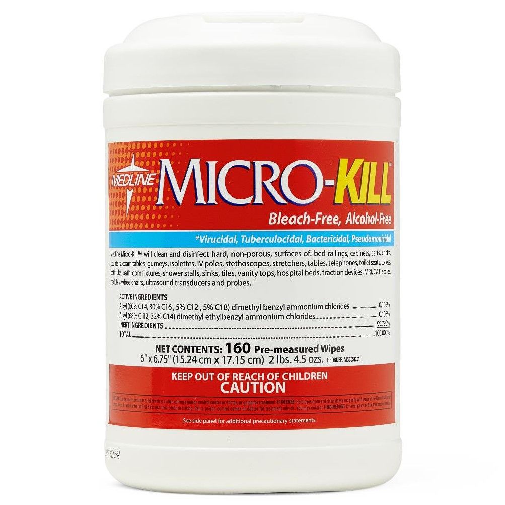 Medline Micro-Kill Disinfectant Wipes - Shop All