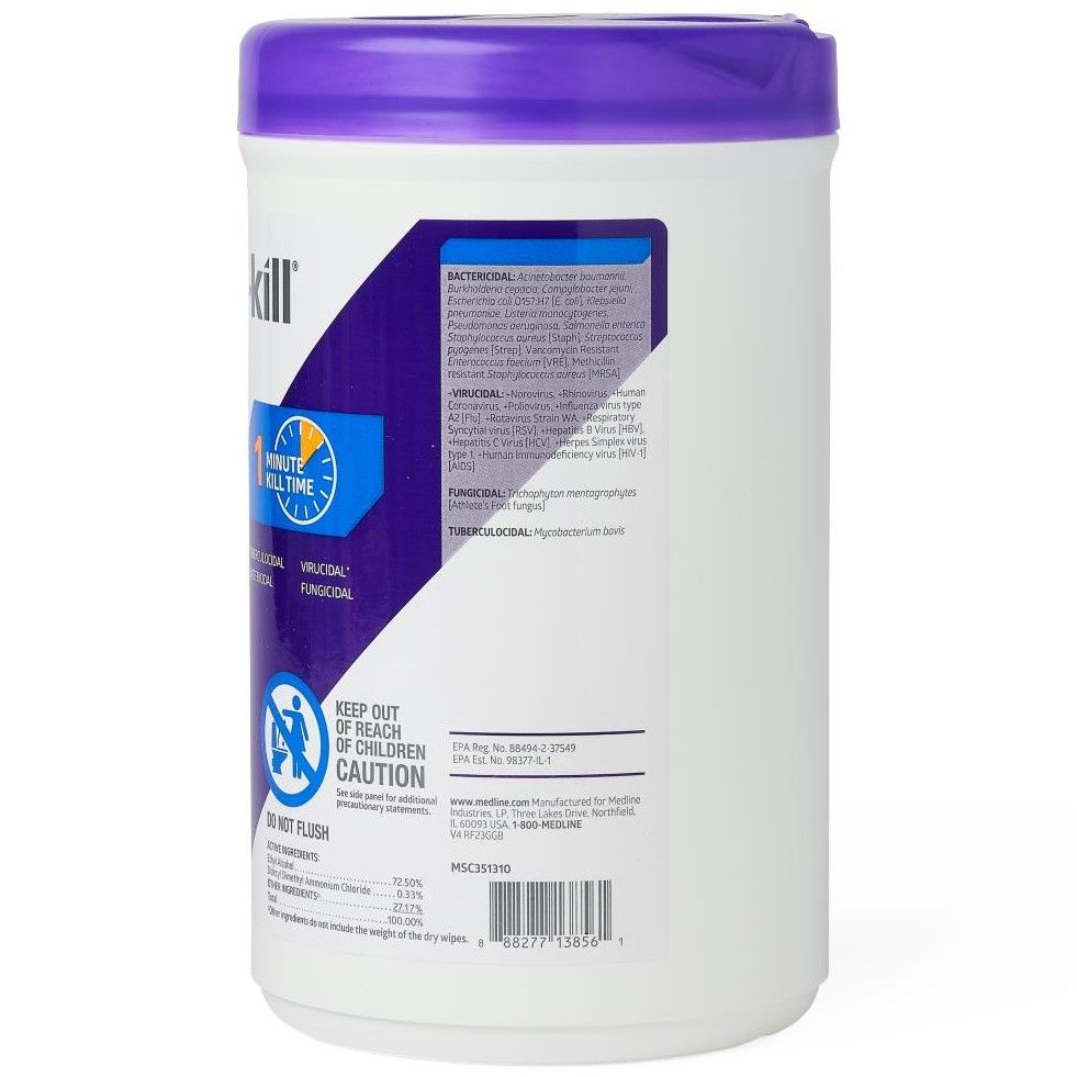 Medline Micro-Kill One Germicidal Alcohol Wipes - Shop All