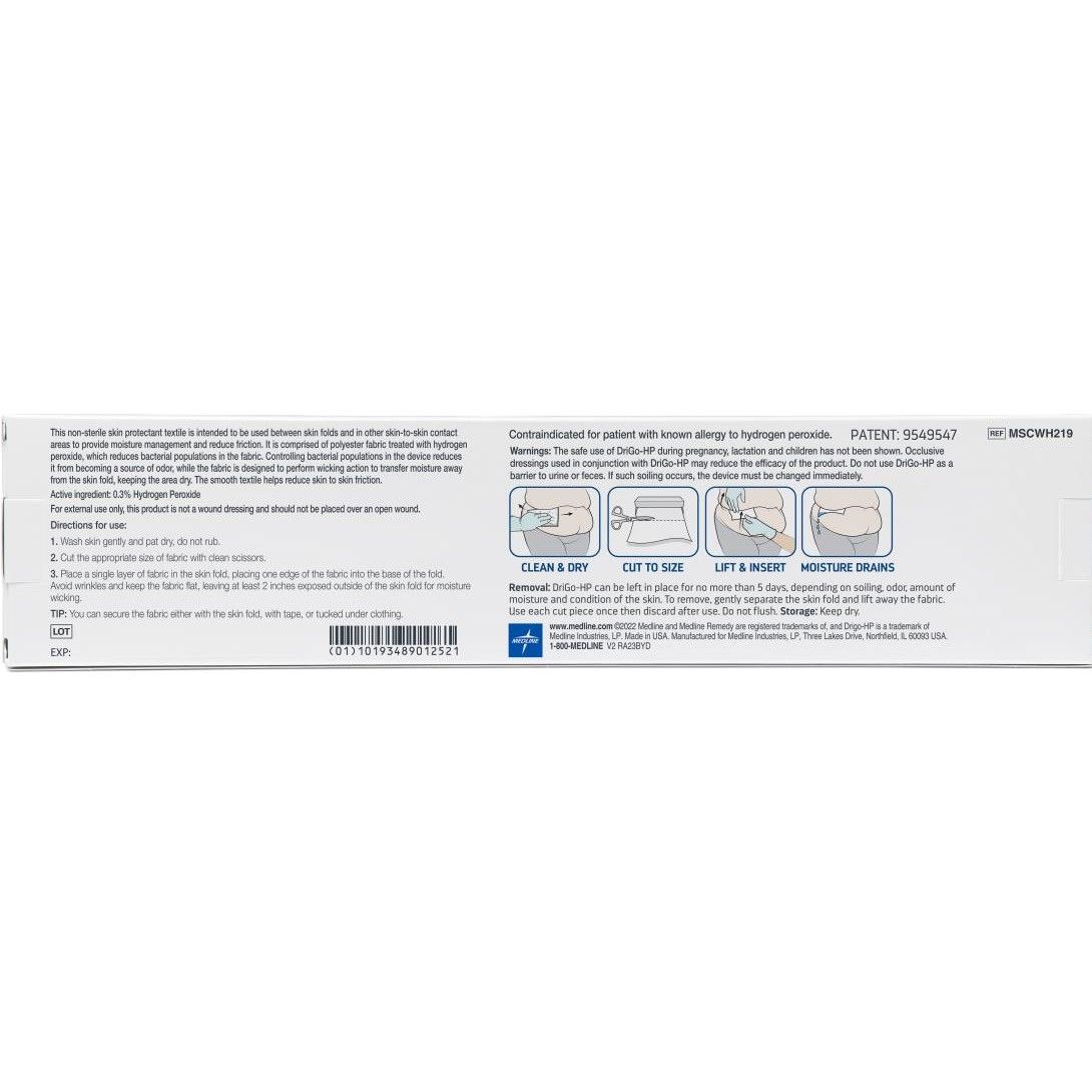 Remedy DriGo-HP Antibacterial Skinfold Sheet 10x144 1Ct
