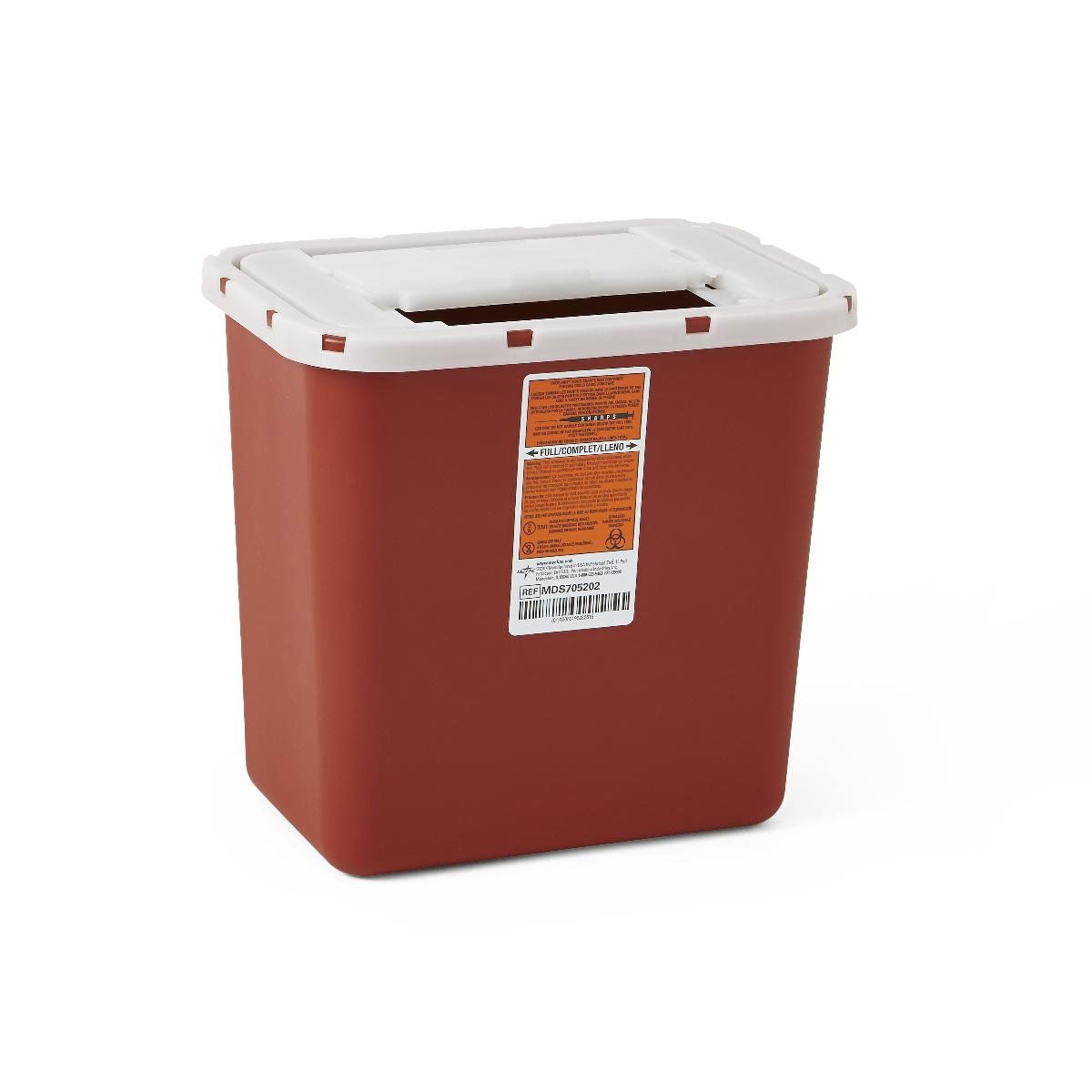 Medline Multipurpose Sharps Container 2 Gallon 20Ct