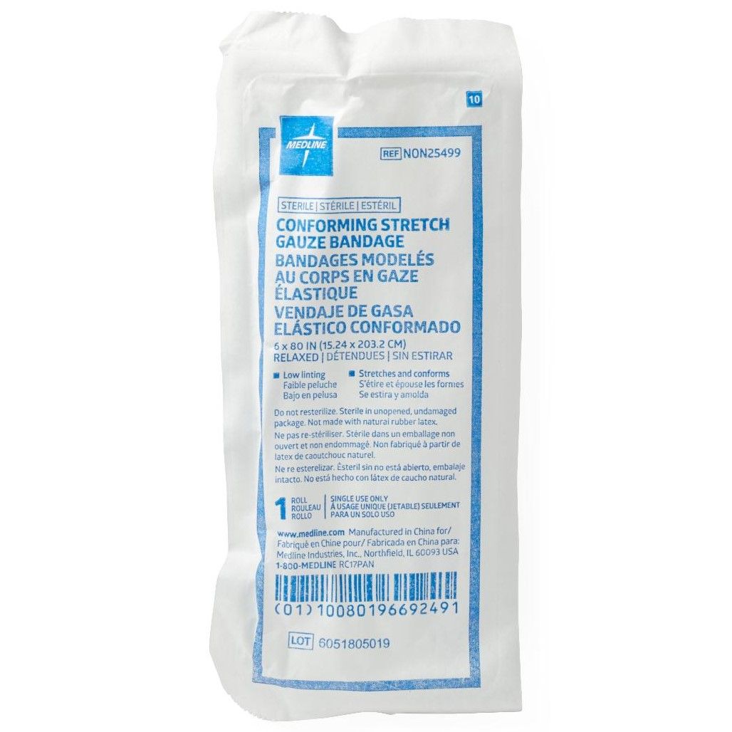 Medline Ster Conform Stretch Gauze Bandage 6x80 48Ct