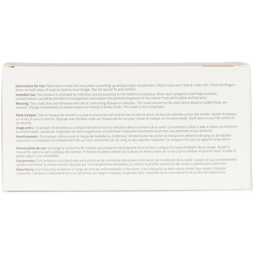 Medline ASTM Level 1 Blue 3-Ply Face Mask 300Ct