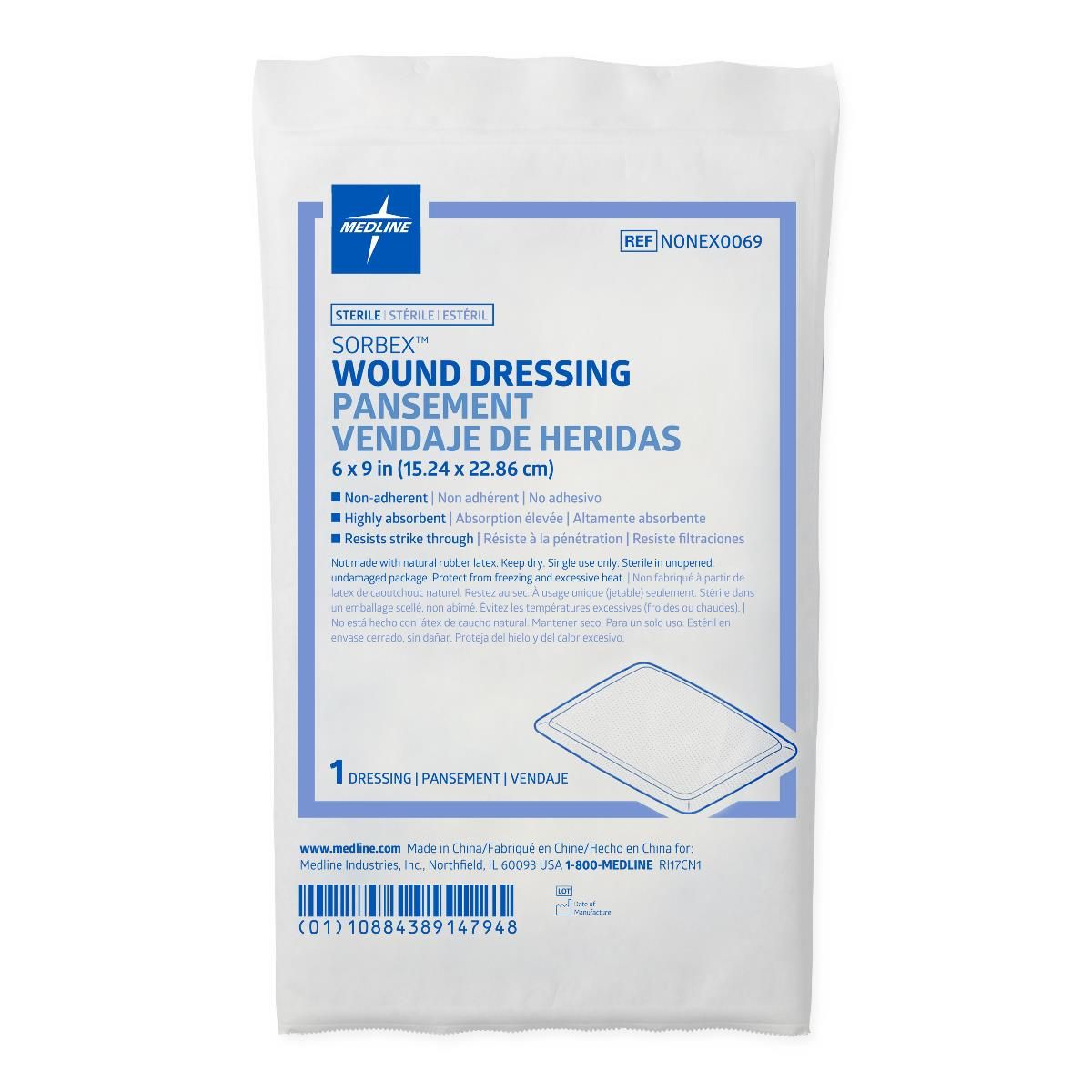 SORBEX Sterile Absorbent Dressings